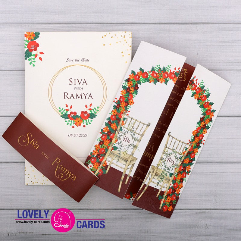 Personalized Wedding Invite-125 – Lovely Cards