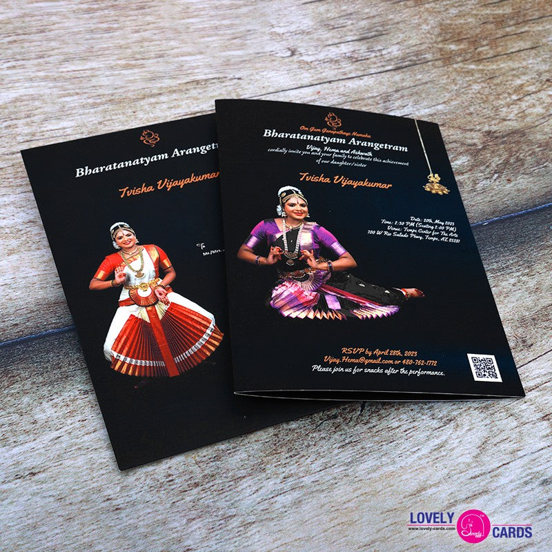 Personalized Arangetram Invite-002 – Lovely Cards