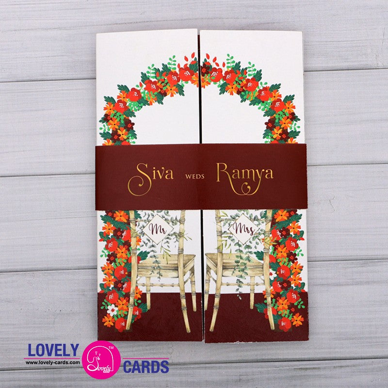 Personalized Wedding Invite-125 – Lovely Cards